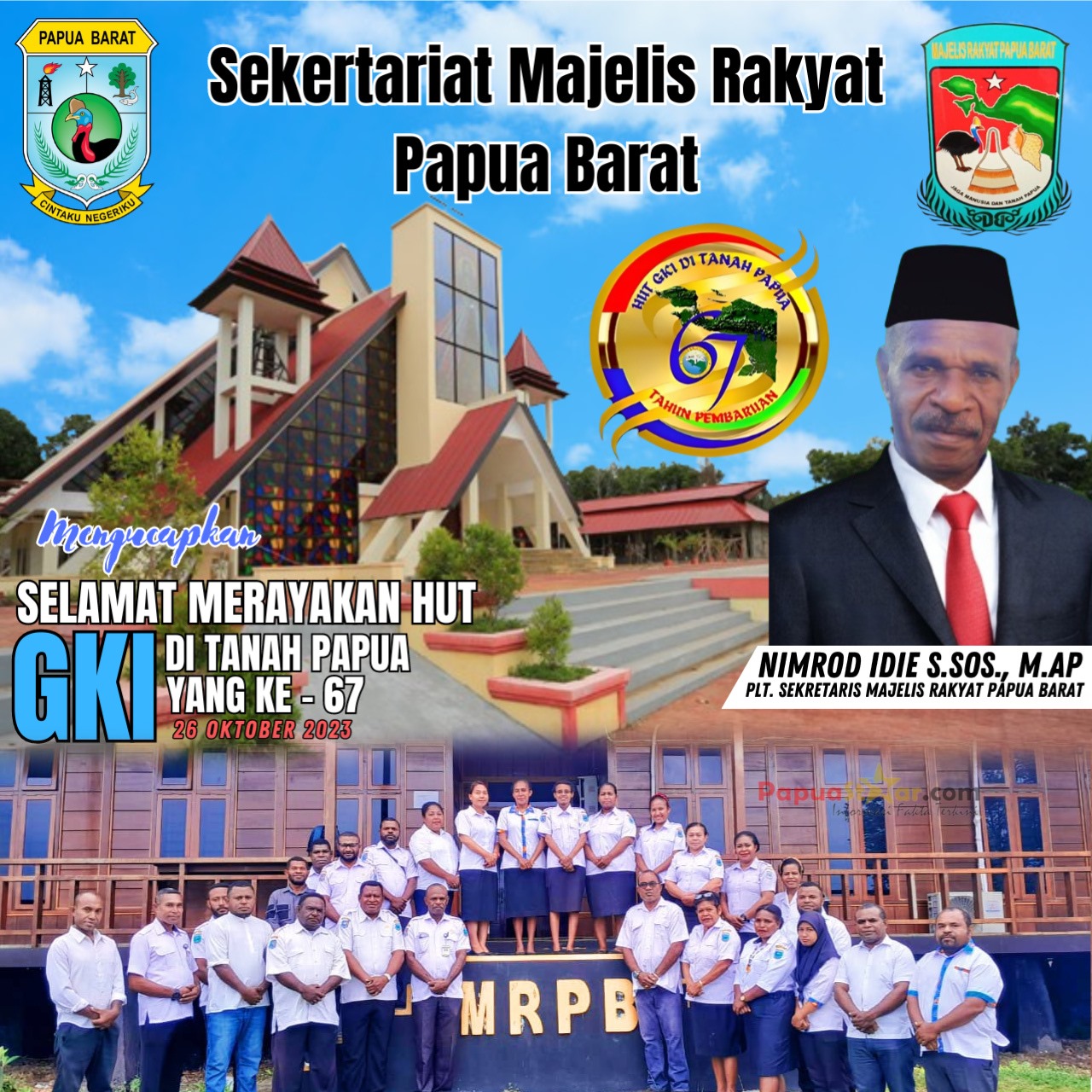 HUT GKI KE-67 TAHUN – PapuaStar.com